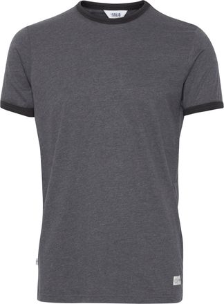 Solid SDManoldo Herren T-Shirt Kurzarm Shirt mit Rundhals-Ausschnitt Baumwollmischung Regular fit, Größe:2XL, Farbe:Med Grey Melange (8254)
