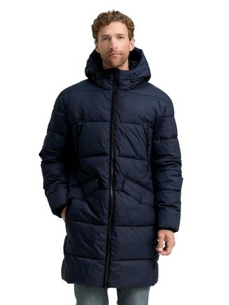 Tom Tailor Tom Tailor Herren Puffer Parka mit Kapuze