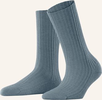 Falke Str&uuml;mpfe Cosy Wool Boot Mit Merinowolle grau