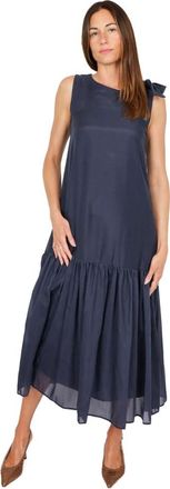 Emme Di Marella Emme DI Marella, Femme, Robes, Bleu, Taille: 38 FR Midi Robes