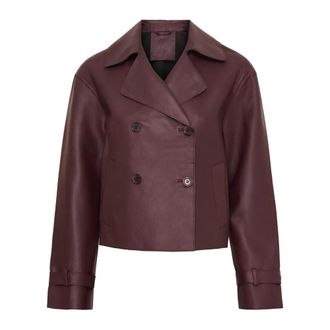 Notyz Kurzer Trenchcoat - - Jackets - Damen - Rot - S