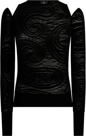 Etro Rundhalspullover - Schwarz