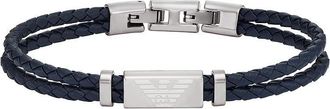 Emporio Armani Armband f&uuml;r M&auml;nner, Edelstahl-ID-Armband, L&auml;nge: 196mm+15mm, Breite: 19mm, H&ouml;he: 9mm, EGS2995040