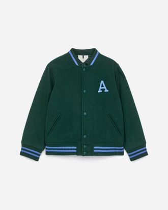 Arket College-Jacke -Gr&uuml;n