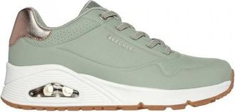 Skechers Uno Stand On Air Sneaker f&uuml;r Damen, Keilabsatz (Salbei)