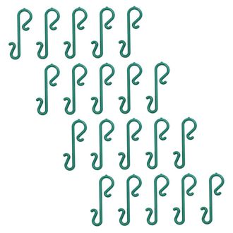 BESPORTBLE 100st&uuml;cke T&uuml;rhaken aus Kunststoff f&uuml;r Weihnachtsdeko zum Aufh&auml;ngen von Girlanden Str&uuml;mpfen und Anderen Dekorationen an Kaminen und W&auml;nden f&uuml;r Weihnach