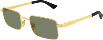 Bottega Veneta unisex, Accessoires, Jaune, Taille: 53 MM Lunettes de soleil