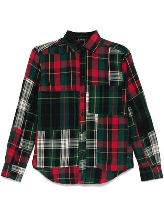 Polo Ralph Lauren chemise &agrave; carreaux - Bleu