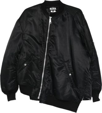 Comme Des Garçons veste bomber à fermeture zippée - Noir