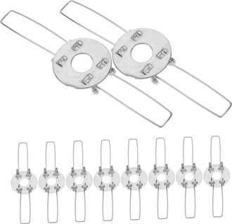 Healifty 10stücke Federklemmen Für Lampenschirme Lampenschirmfixierer Aus Befestigungsklammern Für Pendelleuchten Und Laternen Diy-lampenhalter Für Haushalt Un