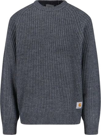 Carhartt Work in Progress pull Firth à design nervuré - Gris