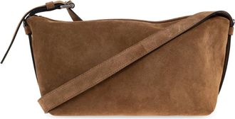 Moschino Homme, Sacs, Brun, Taille: ONE Size Sac Bandouli&egrave;re en Daim