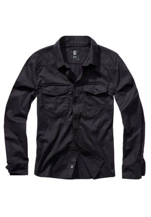 Brandit Langarm-Poloshirt Brandit Herren Flanellshirt (1-tlg)