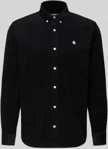 Carhartt Work in Progress Regular Fit Freizeithemd aus Cord mit Button-Down-Kragen