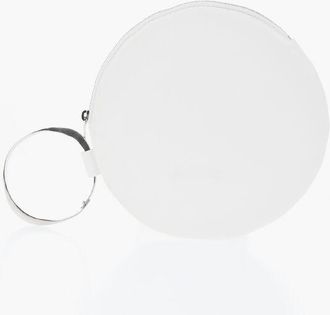 The Row Leather ROUND Wrist Bag with Zipped Closure size Unica