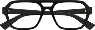 Bottega Veneta Femme, Accessoires, Noir, Taille: ONE Size Navigator Eyeglasses