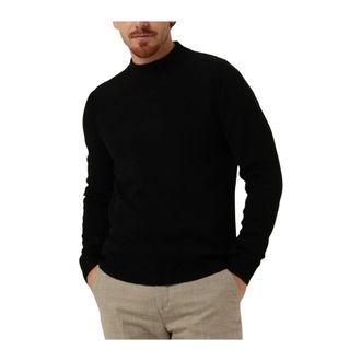 Anerkjendt Herren Lambswool Strickpullover Schwarz - - Knitwear - Herren - Schwarzk - M