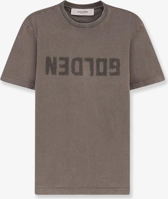 Golden Goose Regular Distressed cotton t-shirt - GOLDEN GOOSE DELUXE BRAND - gender_Man