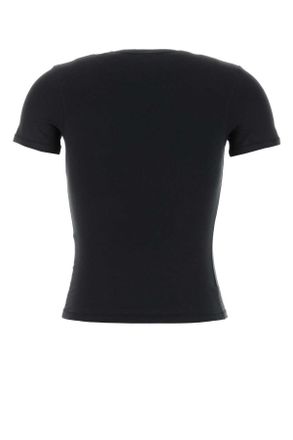 SKIMS Stretch Cotton T-Shirt - Black