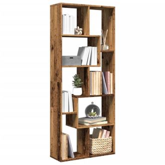 vidaXL Tag&egrave;re s&eacute;paratrice de pi&egrave;ce vieux bois 67x25x161,5 cm Vidaxl