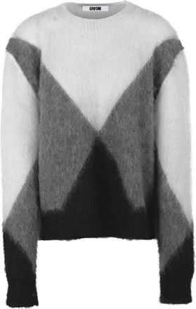 Mauro Grifoni Femme, Pulls, Gris, Taille: 40 FR Pull ras du cou en alpaga