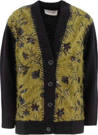 Ermanno Scervino Femme, Pulls, Multicolore, Taille: 40 FR Cardigan