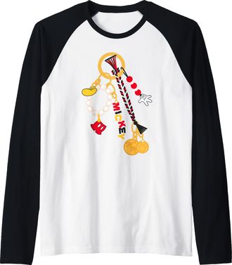 Disney Mickey Mouse Matching Fashion Bag Charm Raglan