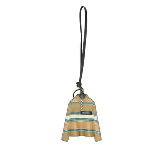 Miu Miu Striped Shirt Keyring