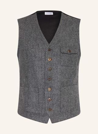 Grasegger Anzugweste Wum Extra Slim Fit grau
