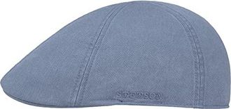 Stetson Casquette Texas Anti-UV Femme/Homme - Gavroche en Coton de Soleil avec Visiere Ete Printemps-ete - XL (60-61 cm) Bleu Pigeon