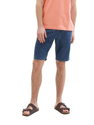 Tom Tailor Herren Josh Regular Denim Shorts, Clean Mid Stone Blue Denim, 38