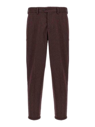 Pantaloni Torino Pantalons Décontractés - Rouge Brun