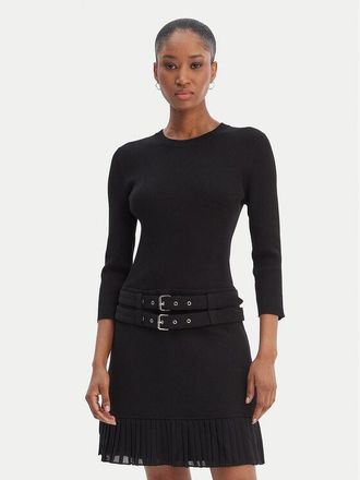 Morgan Strickkleid 261-RANOS Schwarz Slim Fit