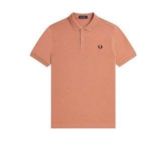 Fred Perry Homme, Tops, Rose, Taille: 3XS Polo en Piqué de Coton