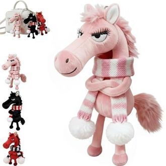 Generic Breloque mascotte porte-bonheur de lann&eacute;e 2026, cadeau du Nouvel An 2026, pendentif cheval inspirant pour sac &agrave; dos ou sac &agrave; main, symbole de force, d