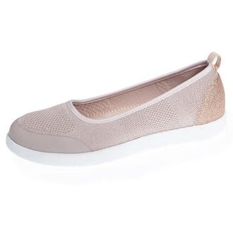Isotoner Ballerines Femme, 37 EU, rosepoudré