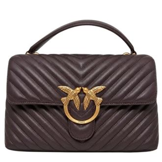 Pinko Pinko, Femme, Sacs, Brun, Taille: ONE Size Lady Love Bag Puff