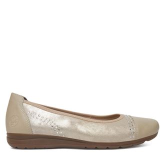 Rieker Ballerinas Rieker L9353-62 Goldfarben