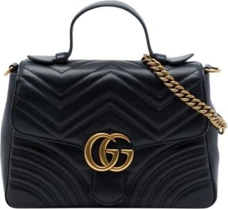 Gucci Sac bandouli&egrave;re matelass&eacute; Pre-owned - Femme - Pre-owned - Noir - Taille: ONE Size