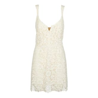 A Paper Kid Femme, Robes, Blanc, Taille: 38 FR Mini Robe pour Enfants