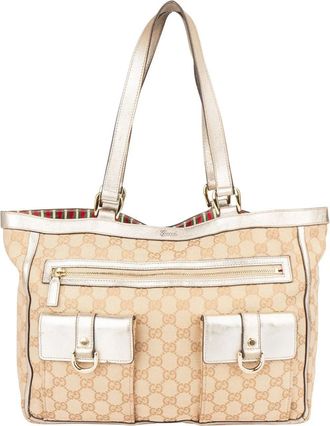 Gucci Crossbody Bags - Gucci GG Monogram Abbey Double Pocket Handbag - Gr. unisize - in Bunt - f&uuml;r Damen
