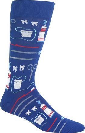 Hot Sox Herren Beruf und Vater, 1 Paar - Cooles und Lustiges Vatertagsgeschenk Lässige Socken, Zahnarzt (dunkelblau), 6-12