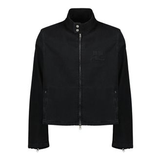 Courr&egrave;ges City Shadow Jeansjacke - - Jackets - Herren - Schwarzk - L