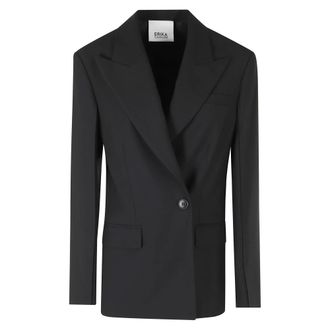 Erika Cavallini Semi Couture Damen, Jacken, Schwarzk, XSGr&ouml;&szlig;e
