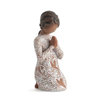 Willow Tree Prayer of Peace Figurine Darker Skin and Hair