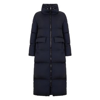 Moorer Long Padded Jacket - Femme - Manteaux - Bleu - Taille: 36 FR