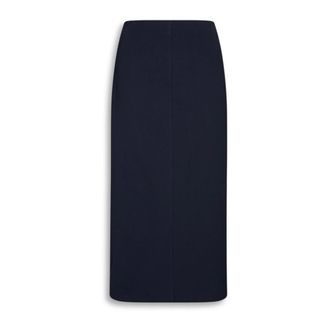 Elena Miro Bleistiftrock aus Milano-Strick - - Skirts - Damen - Blau - 3XL