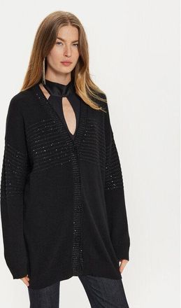 Twin-Set Strickjacke 242TP3273 Schwarz Loose Fit