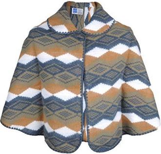 Toutacoo Cape Courte - Femme - Fabrication Fran&ccedil;aise (10-Fantaisie Marron Gris)