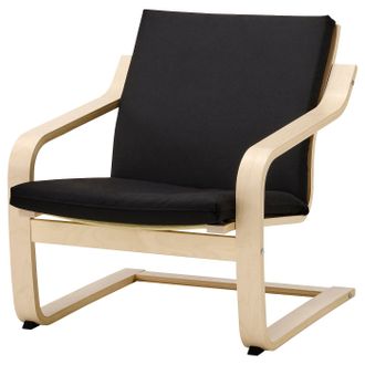 IKEA PO&Auml;NG Sessel mit niedriger Lehne